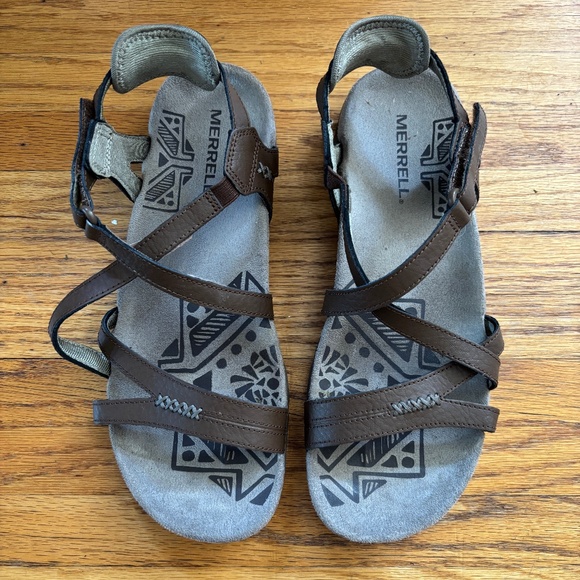 Merrell | Shoes | Merrell Womens Sandspur Rose Leather Sandal | Poshmark
